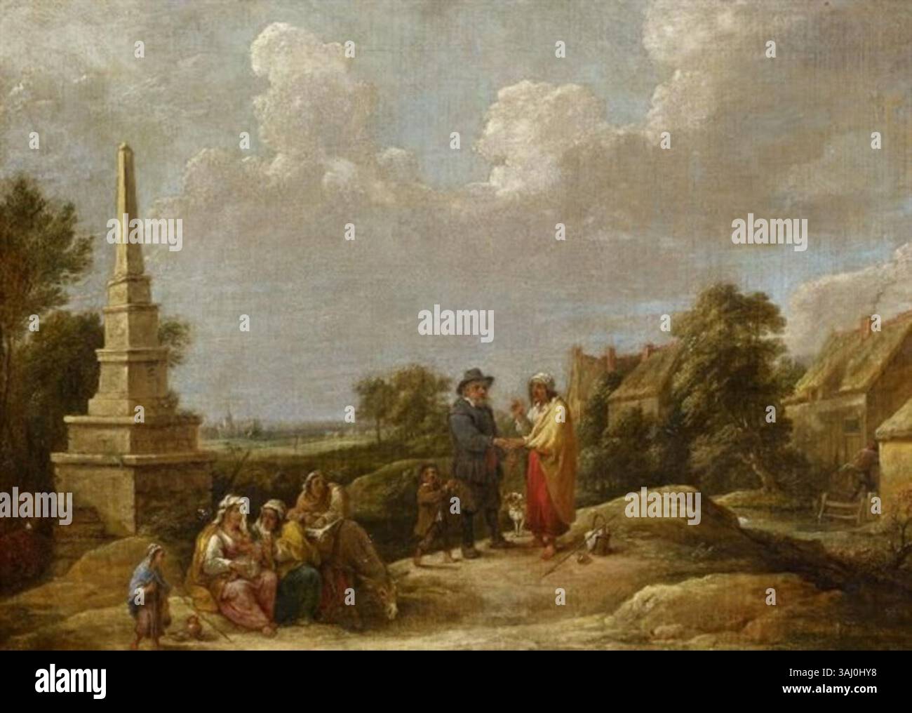 This painting from the circle of David Teniers the Younger depicts a ...