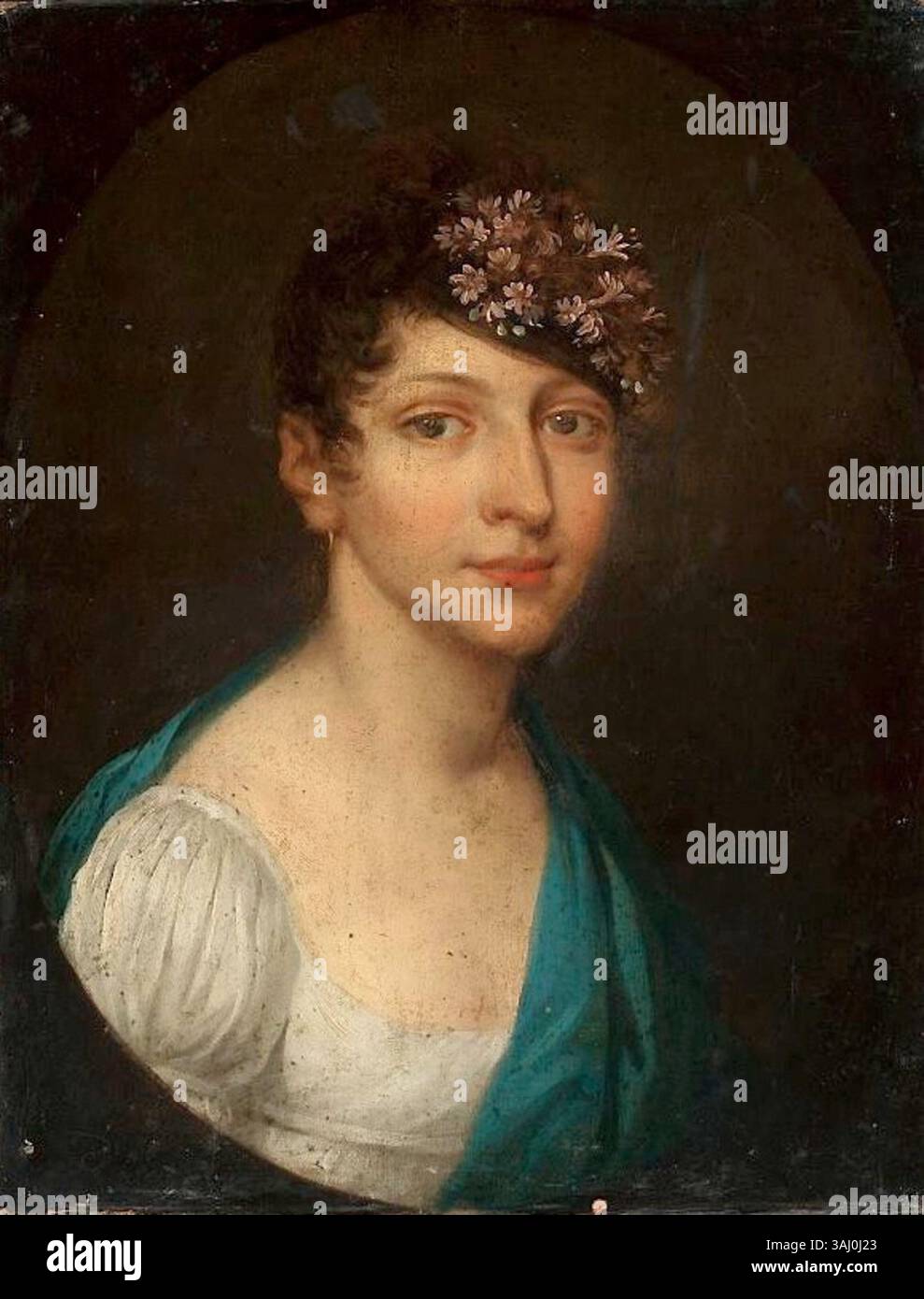 This portrait, 'Portret Marii z Cielików ebrowskiej,' painted around ...