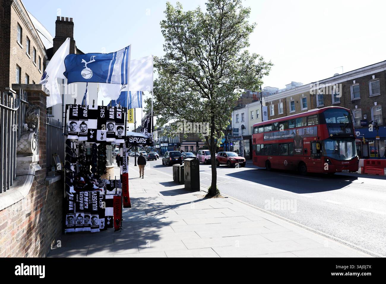 Tottenham Hotspur Stadium, London, UK. 10th Apr, 2025. UEFA Europa ...
