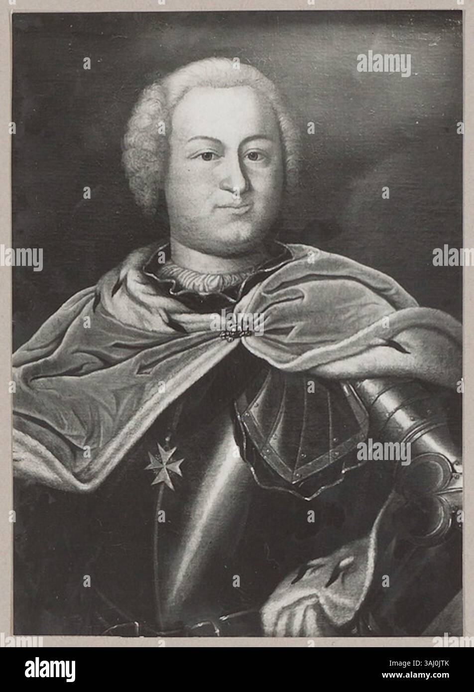 This portrait by Franz Lippold (1733) depicts Frederik Willem II of ...