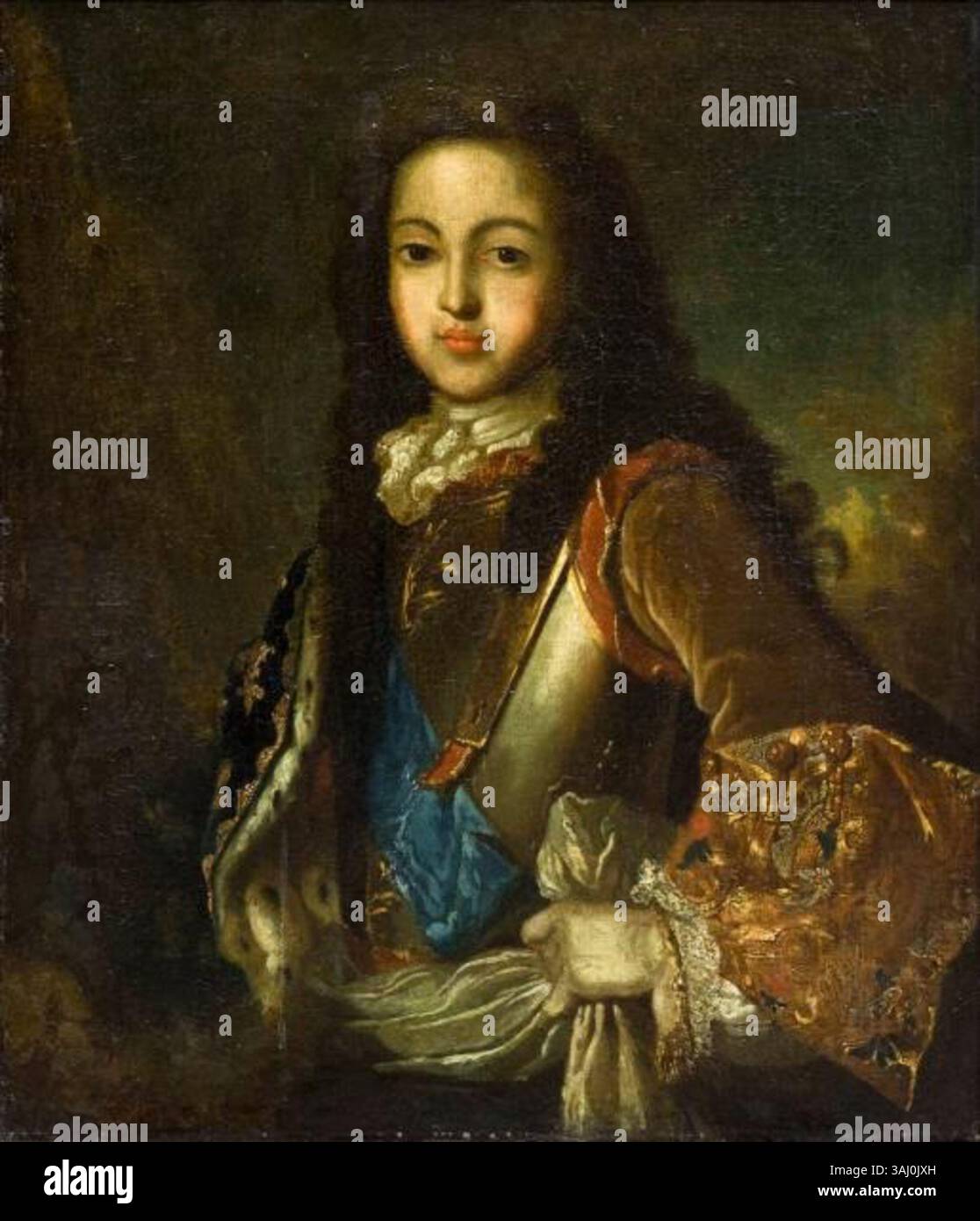 This 18th-century portrait, attributed to the entourage of van Loo ...