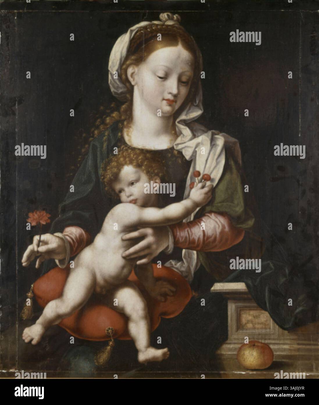 Adriaen Thomasz. Key’s 'Virgin and Child,' painted between 1534 and 1590, depicts the Madonna ...