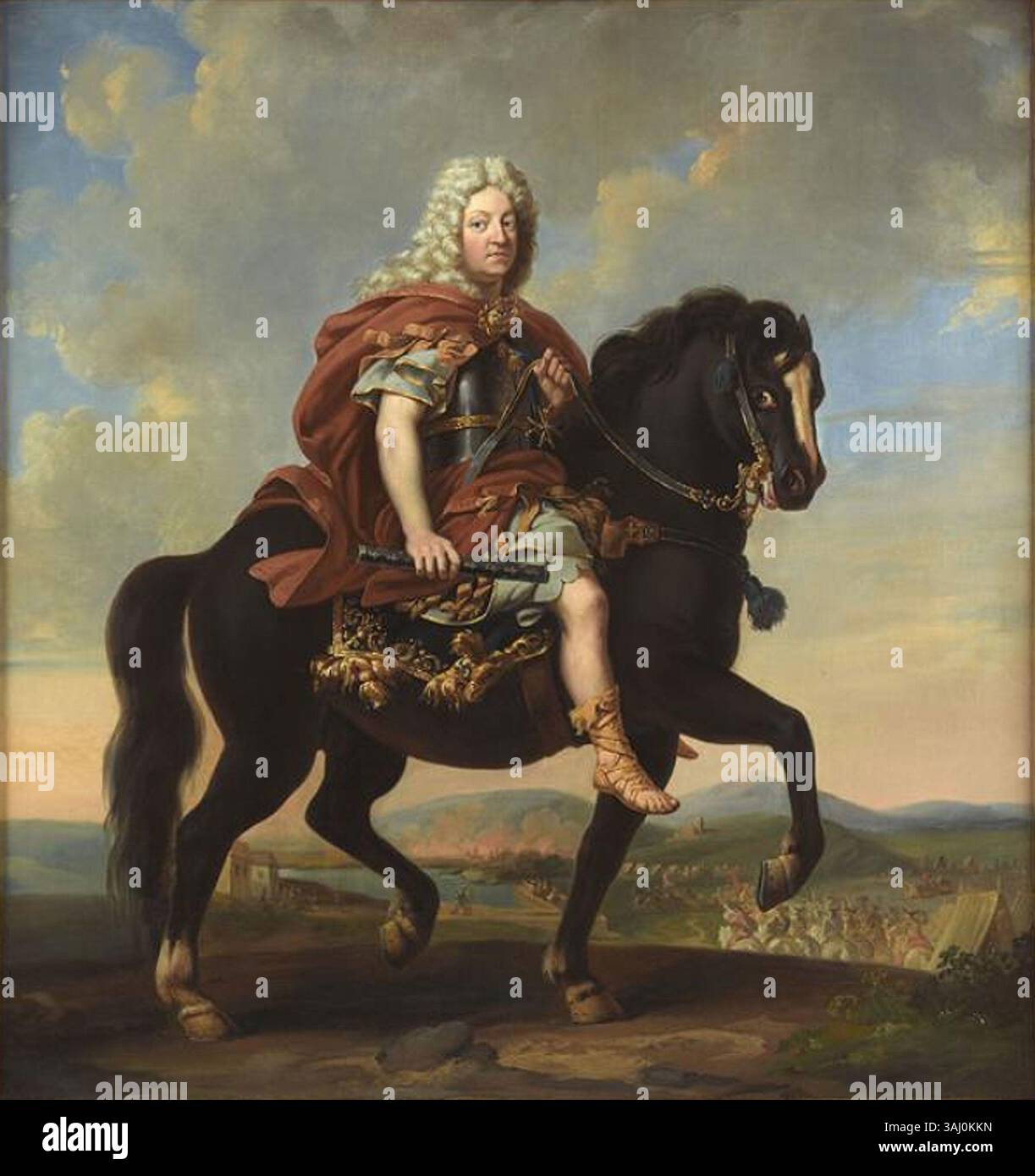 Jean-Gilbert Murat’s painting 'Louis-Joseph de Bourbon, duc de Vendôme ...