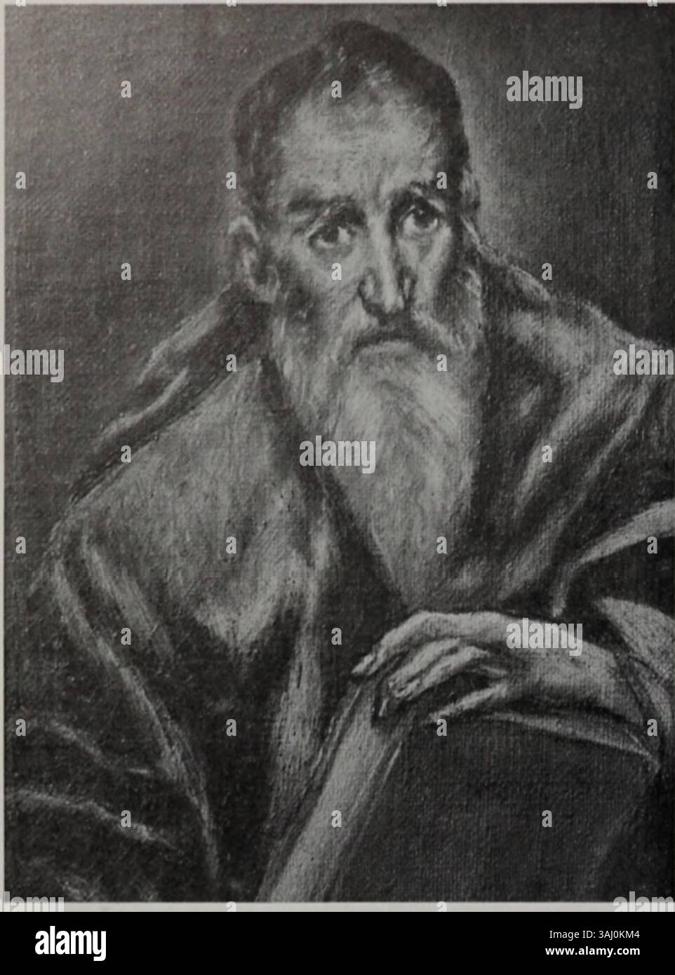 El Greco's 'Saint Bartholomew (Pseudo St. Paul),' painted circa 1610 ...