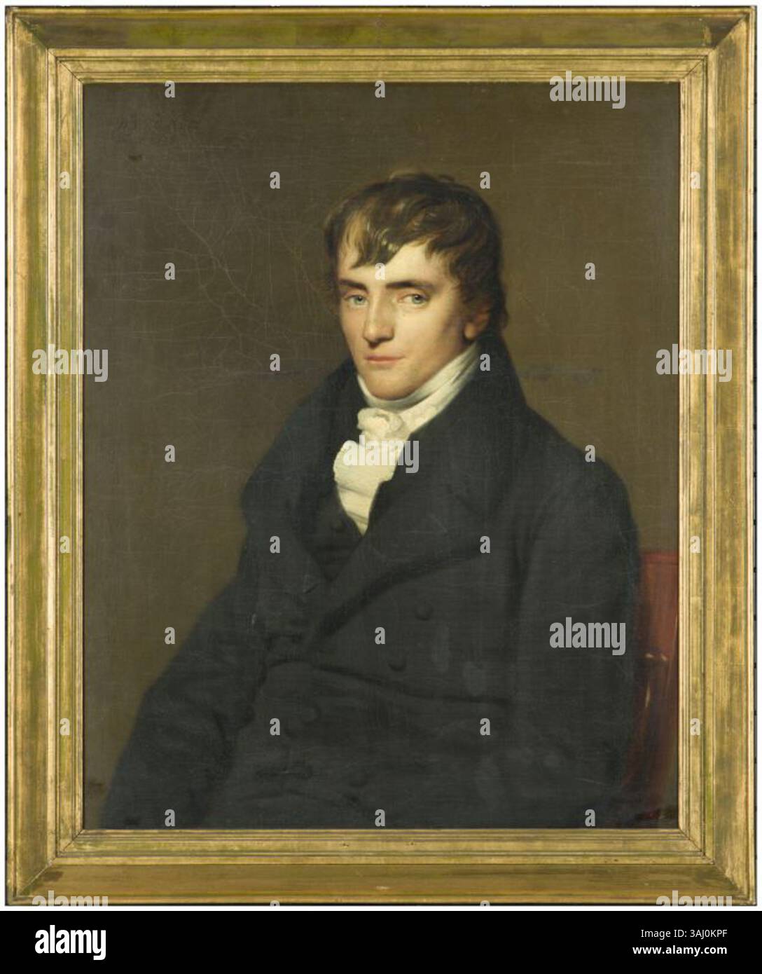 This 1825 oil on canvas portrait by Willem Bartel van der Kooi depicts Willem Hendrik Suringar ...
