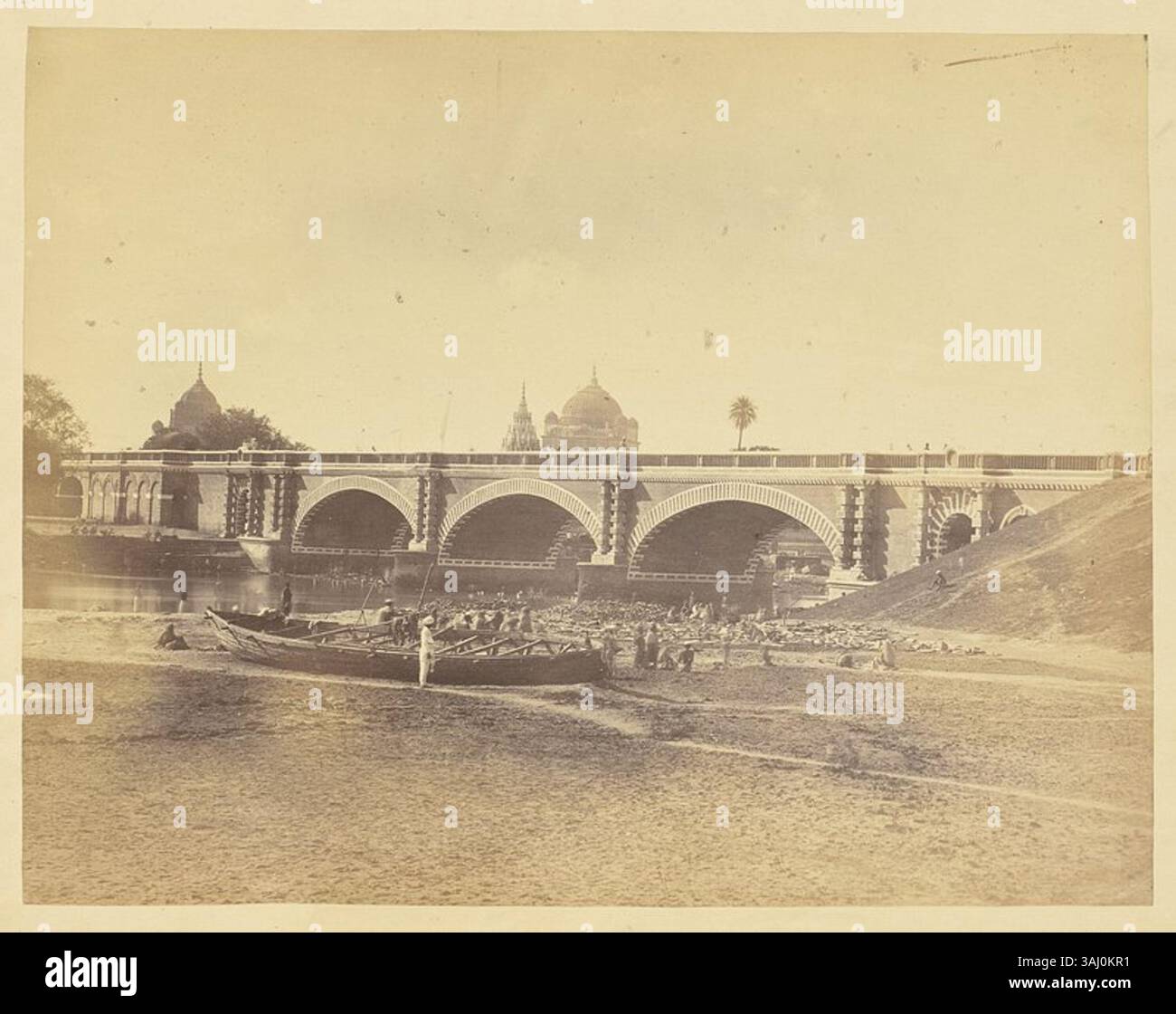 A photograph of Bruce's Bridge, also called Monkey Bridge, taken in the ...