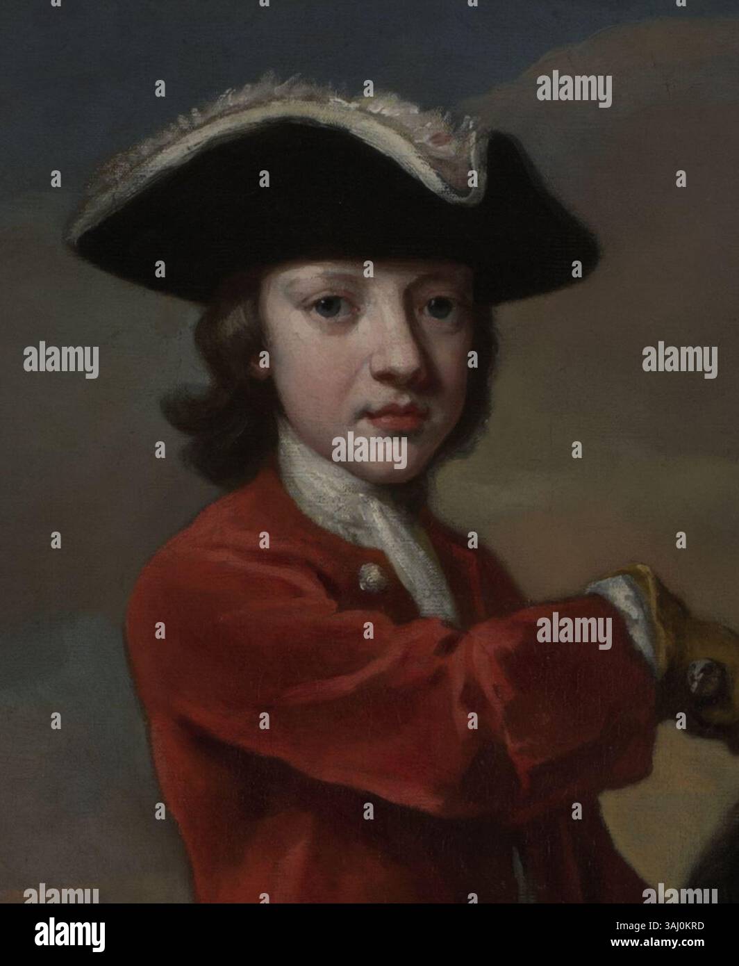 This 1719 oil on canvas portrait by John Vanderbank depicts Charles ...