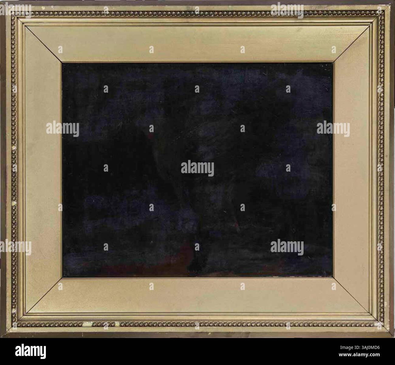 This 1864 oil on canvas painting, titled 'Staand bruin paard op stal ...