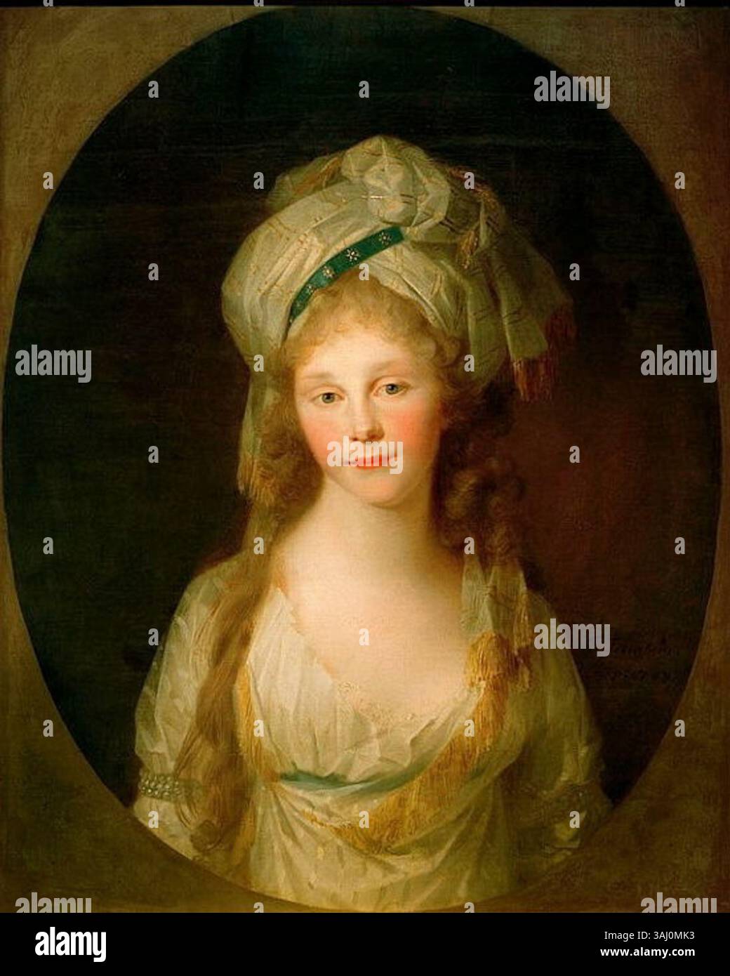 Tischbein’s 1797 portrait depicts Friederike of Mecklenburg-Strelitz ...