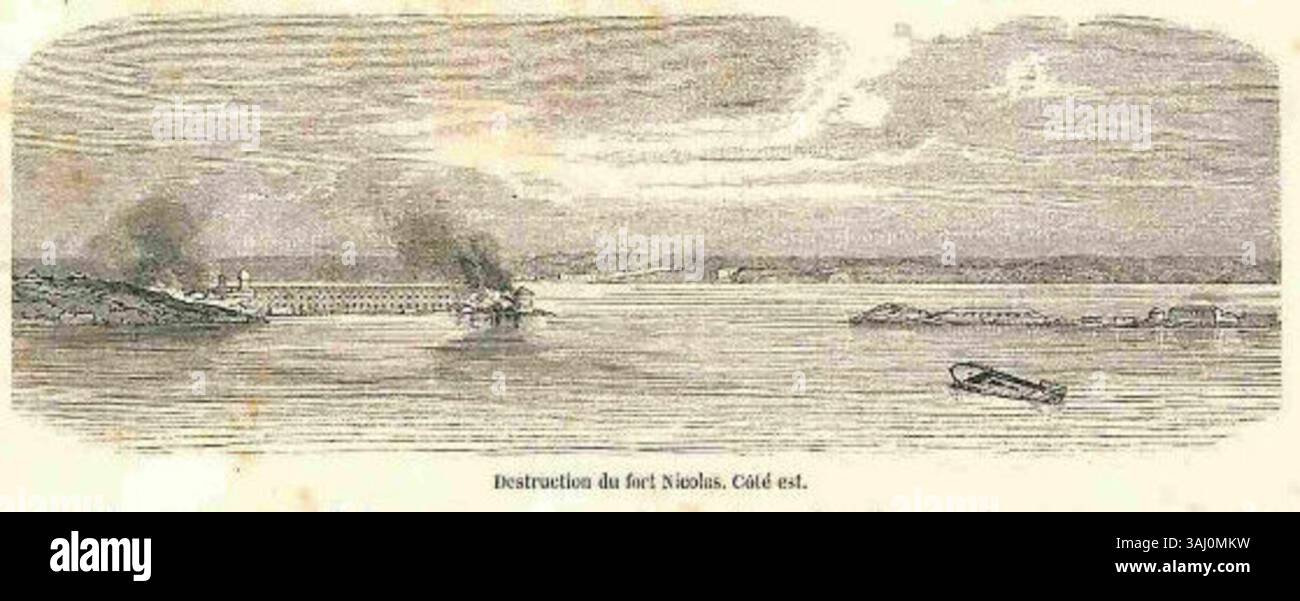 An illustration from the March 22, 1856 edition of L'Illustration ...