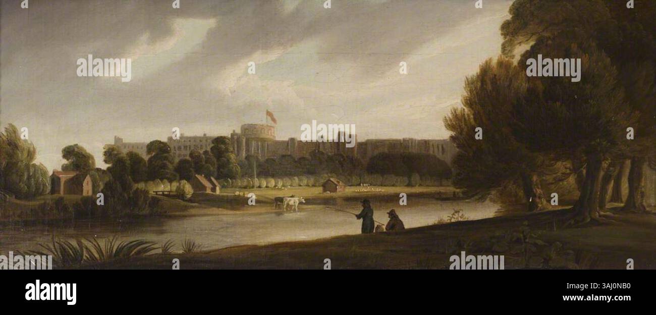 This 1818 painting, attributed to William Ingalton, depicts Windsor ...