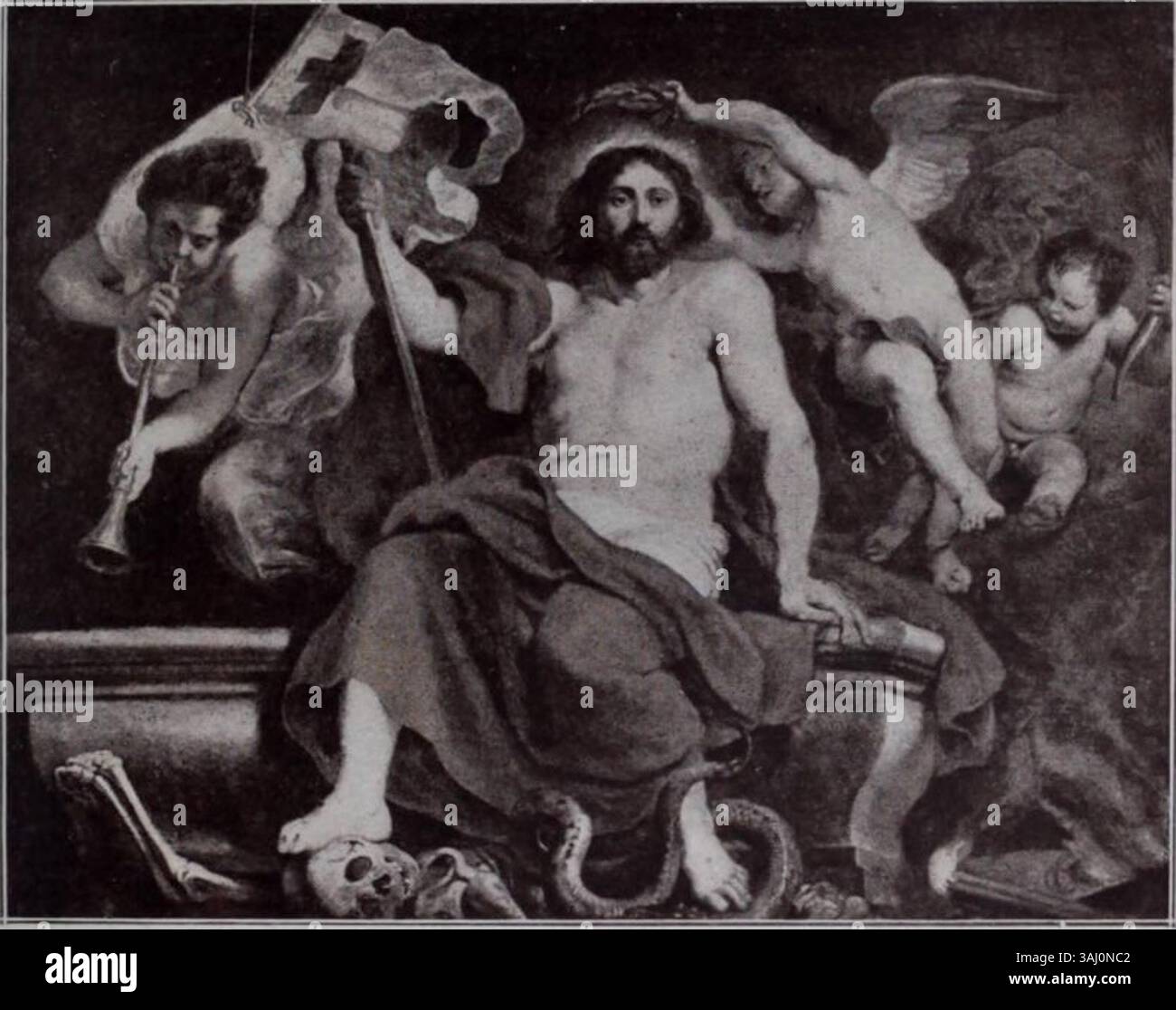 'Christ Triumphant over Sin, Death, and the Grave' by Peter Paul Rubens ...