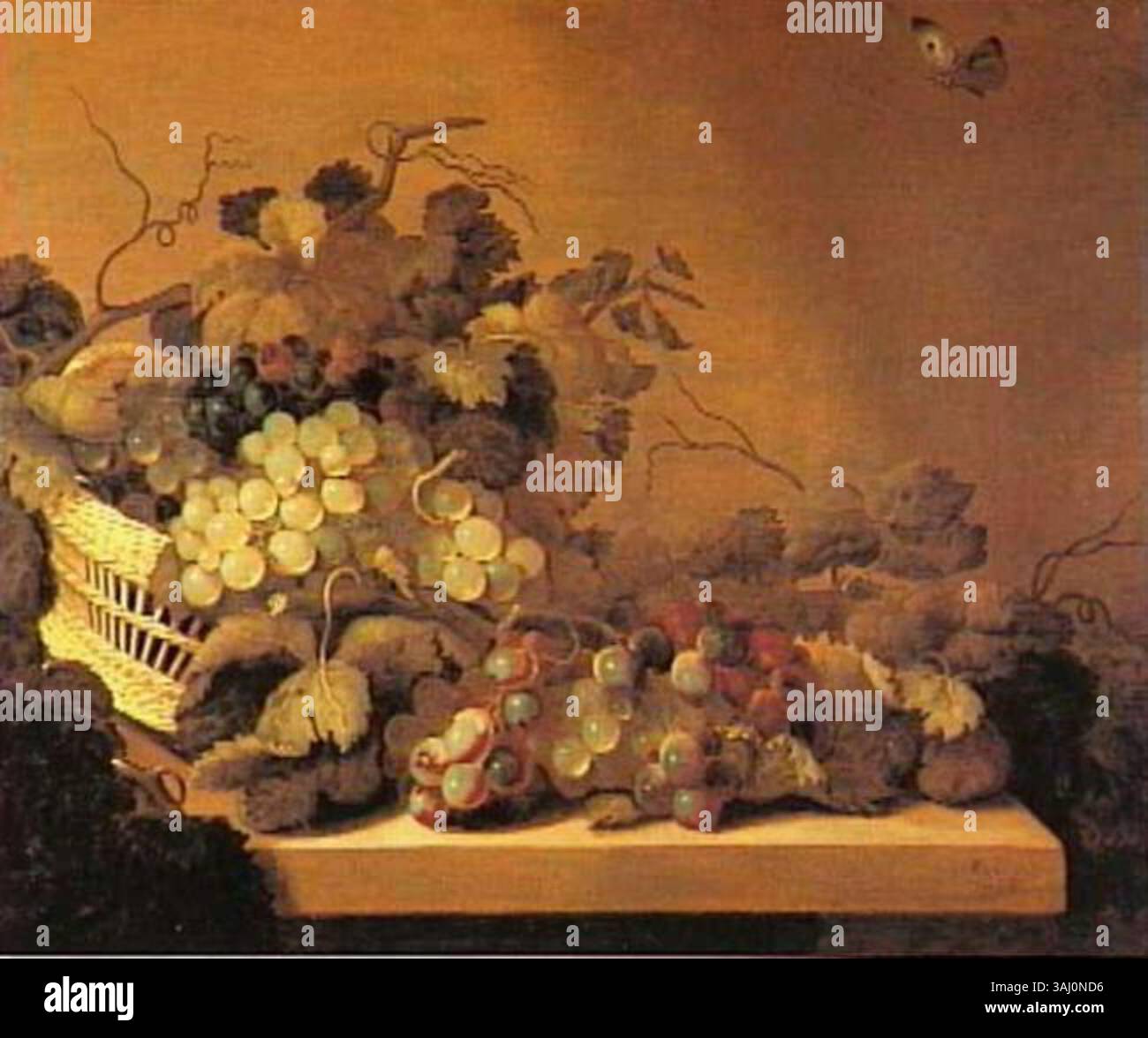 This still life painting by Roelof Koets, created in 1644, features an ...