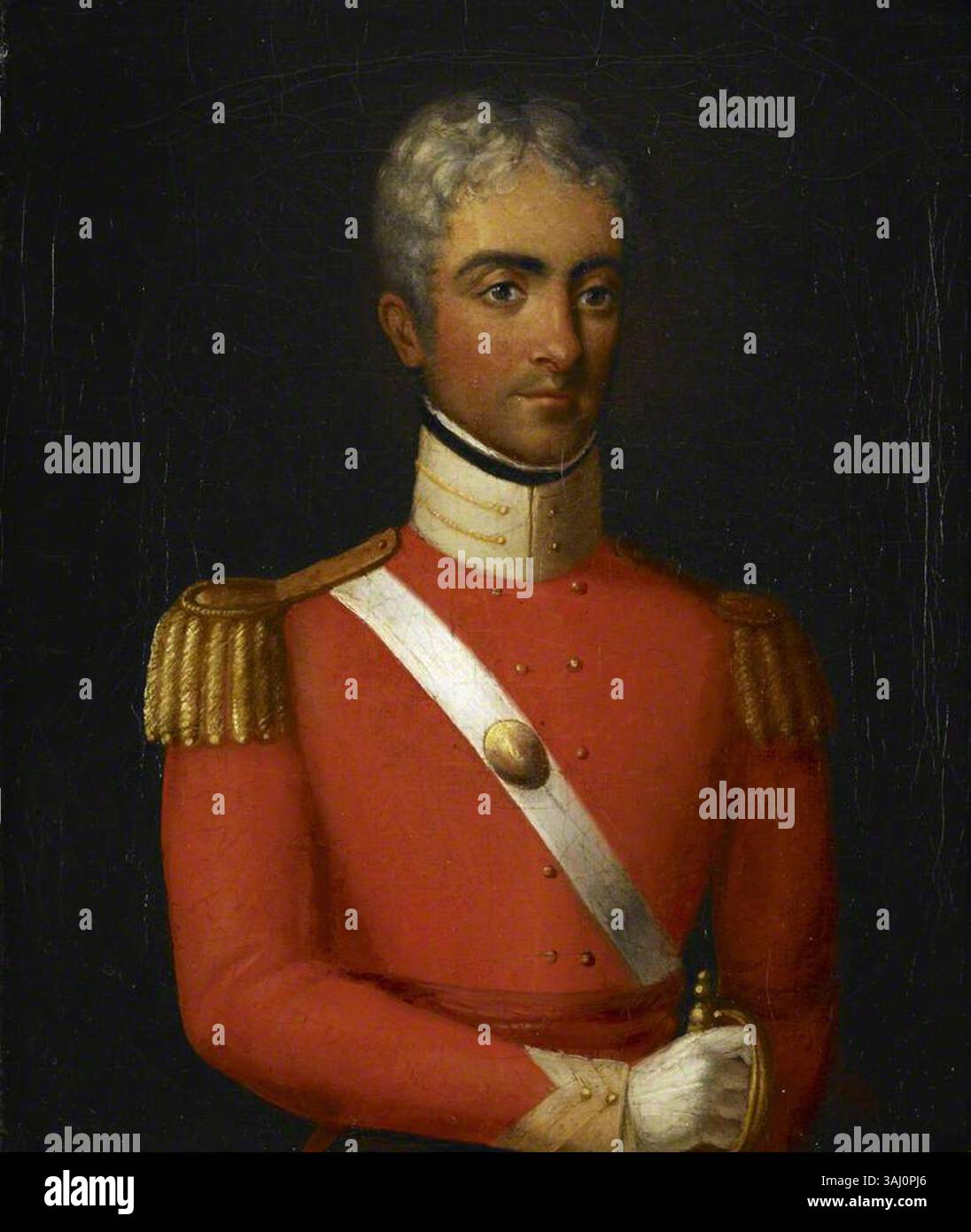Portrait of Captain Robert Smith (1787-1853), a prominent figure in the Bengal Engineers ...