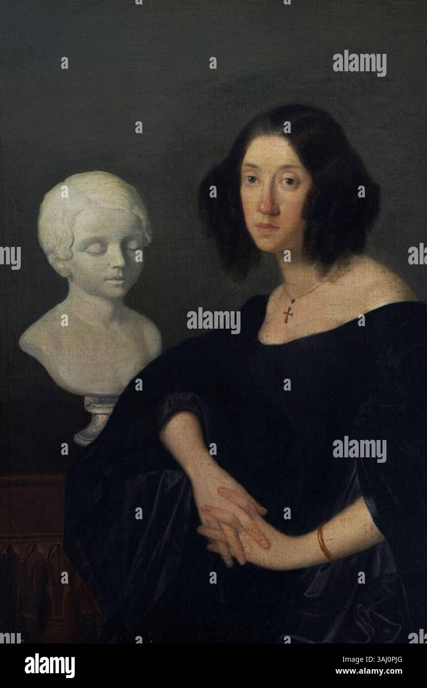 This 19th-century portrait depicts Princess Emilia Caetani, a member of ...