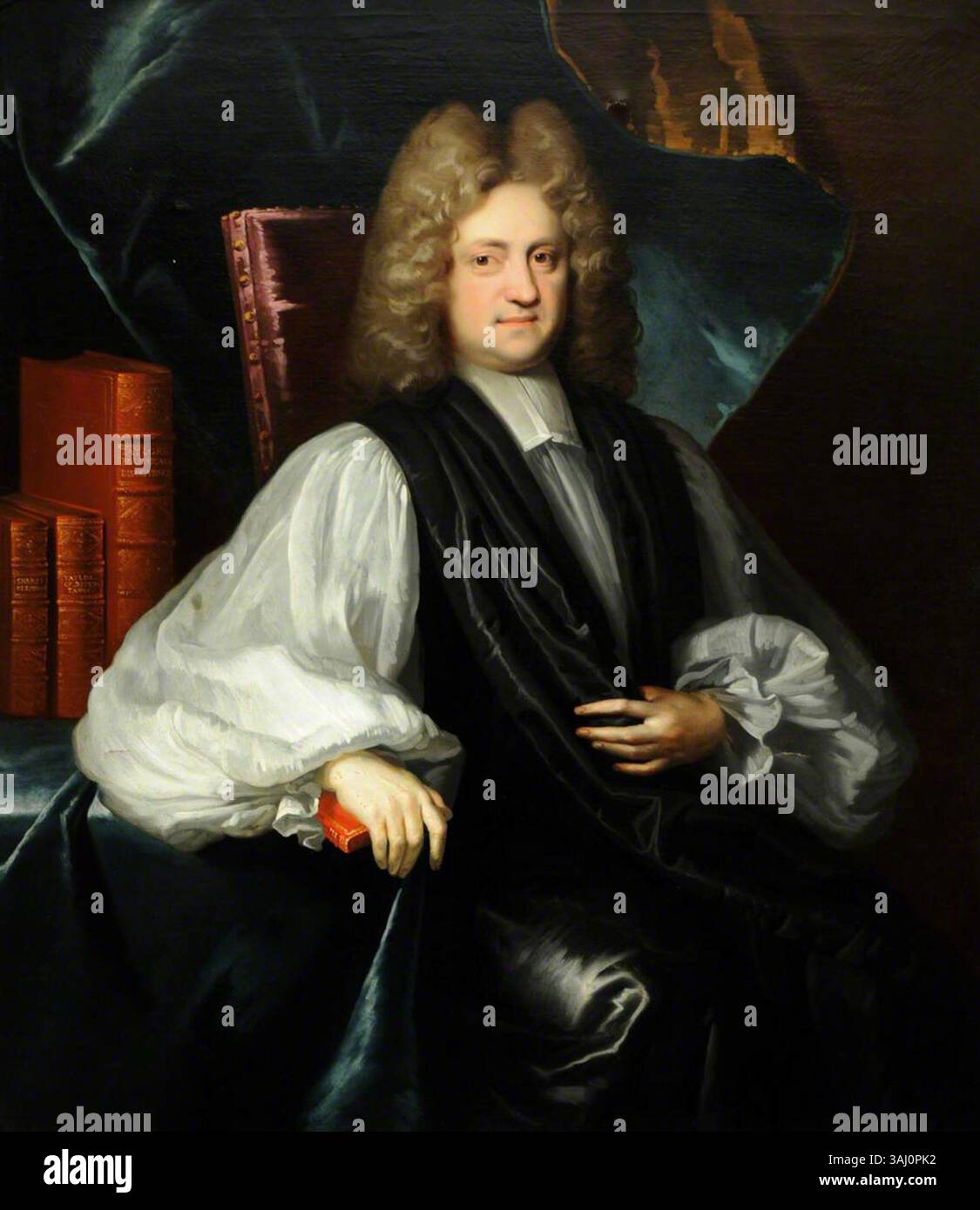 This 1710s portrait, attributed to Michael Dahl, depicts Dr. Charles ...