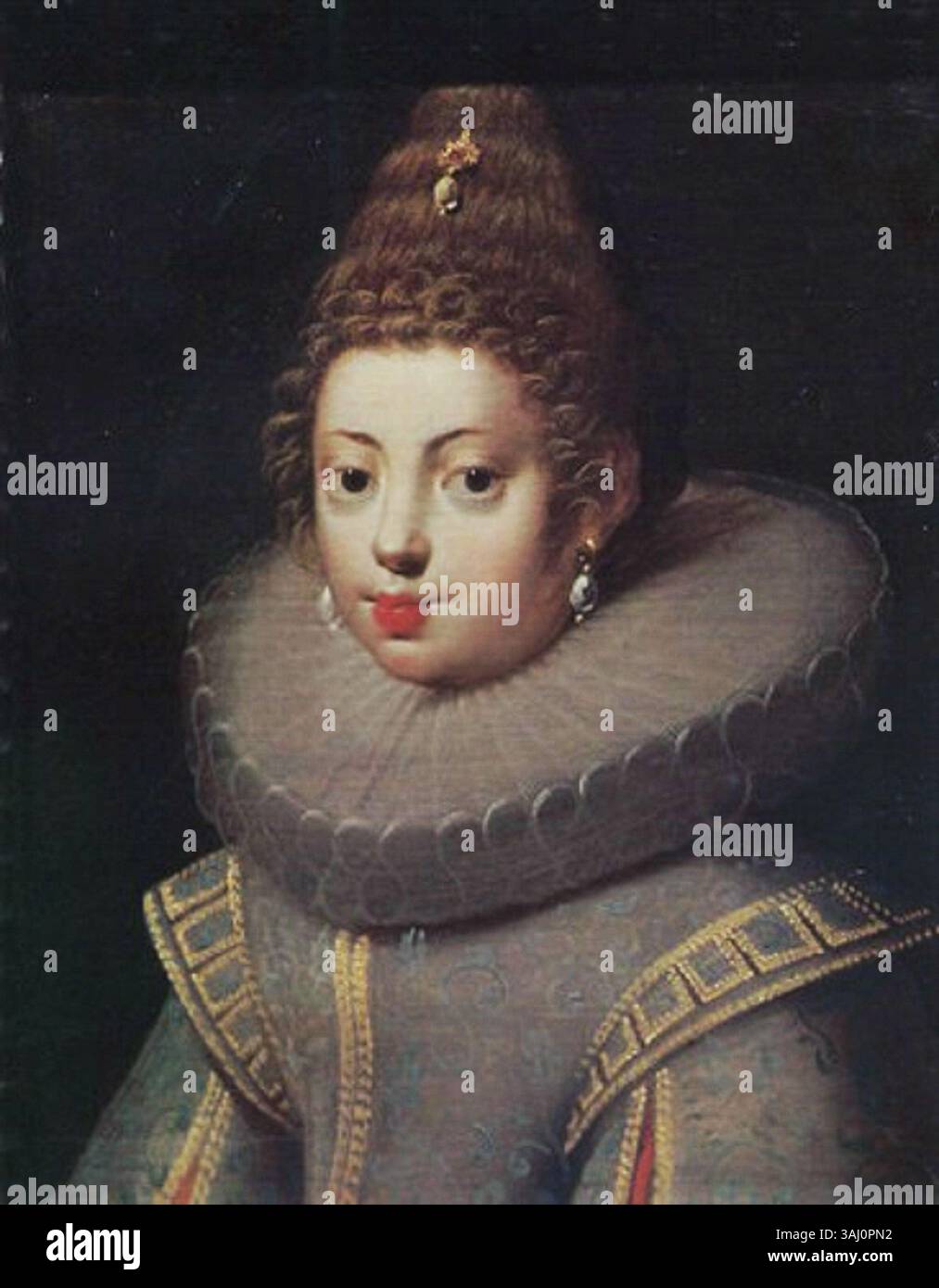 Attributed to Claude Deruet, this 17th-century oil on panel portrait ...