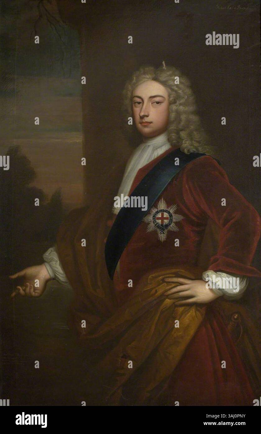 This 18th-century portrait, painted between 1770 and 1829, depicts ...