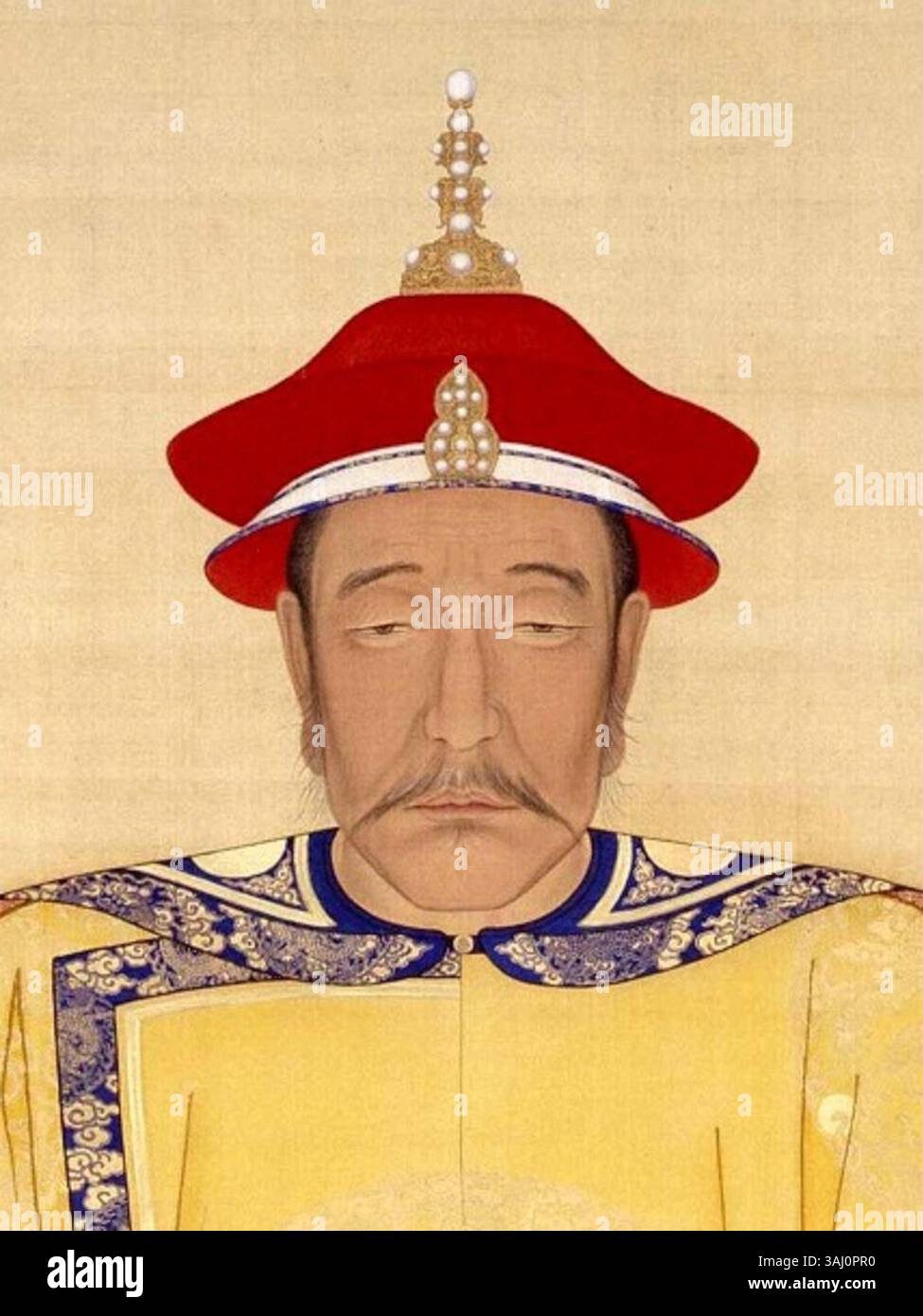 This 17th-century painting of Nurhaci, the founder of the Qing Dynasty ...