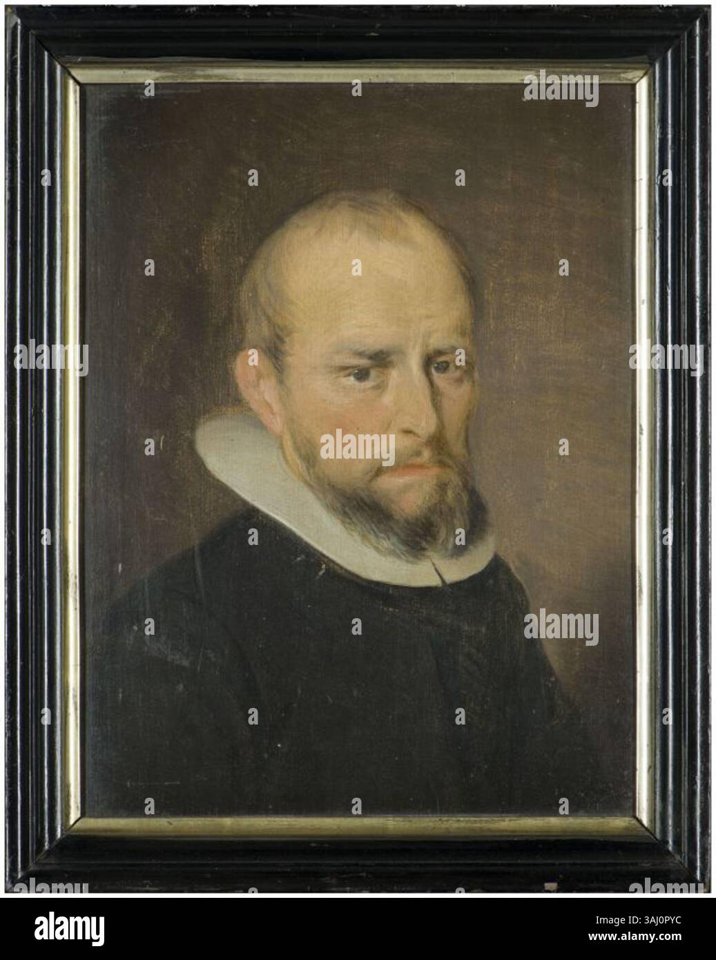 This 1625 oil on panel portrait depicts Harmen Arends Idema. The ...