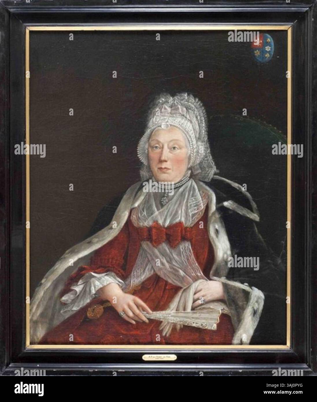 Maas van Altena’s 1779 portrait of Adriana Hesselina van Idsinga ...