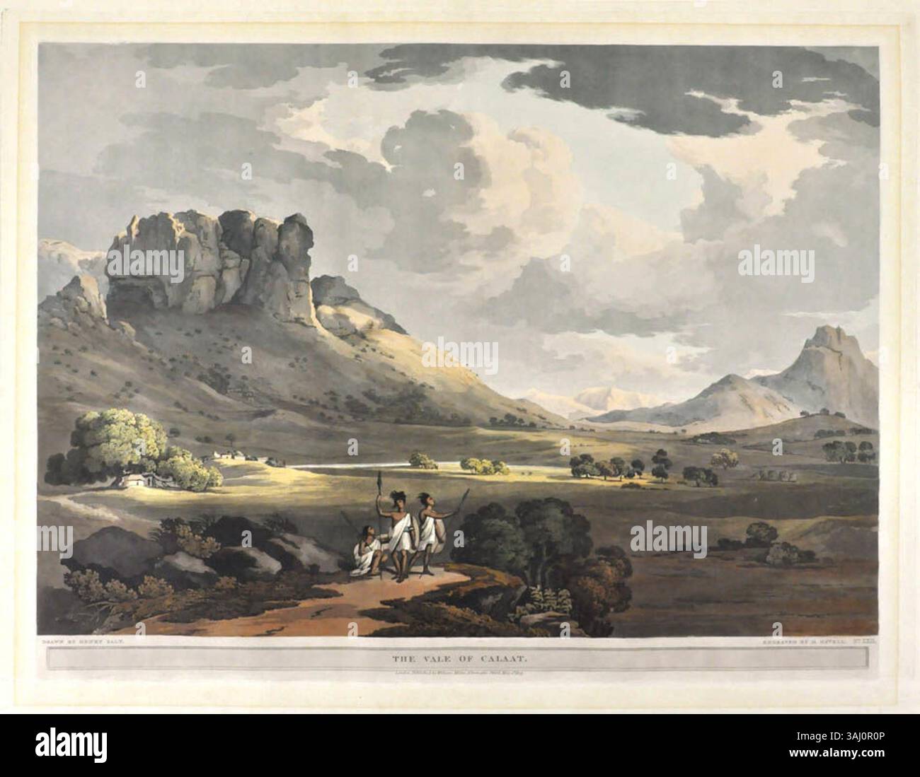 This 1809 lithograph by Daniel Havell, based on Henry Salt’s ...