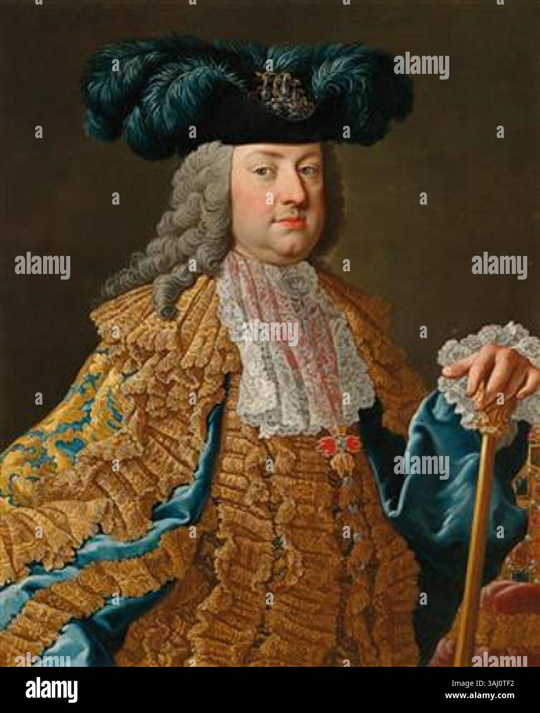 Portrait of Emperor Francis I Stephen (1708-1765), Holy Roman Emperor ...