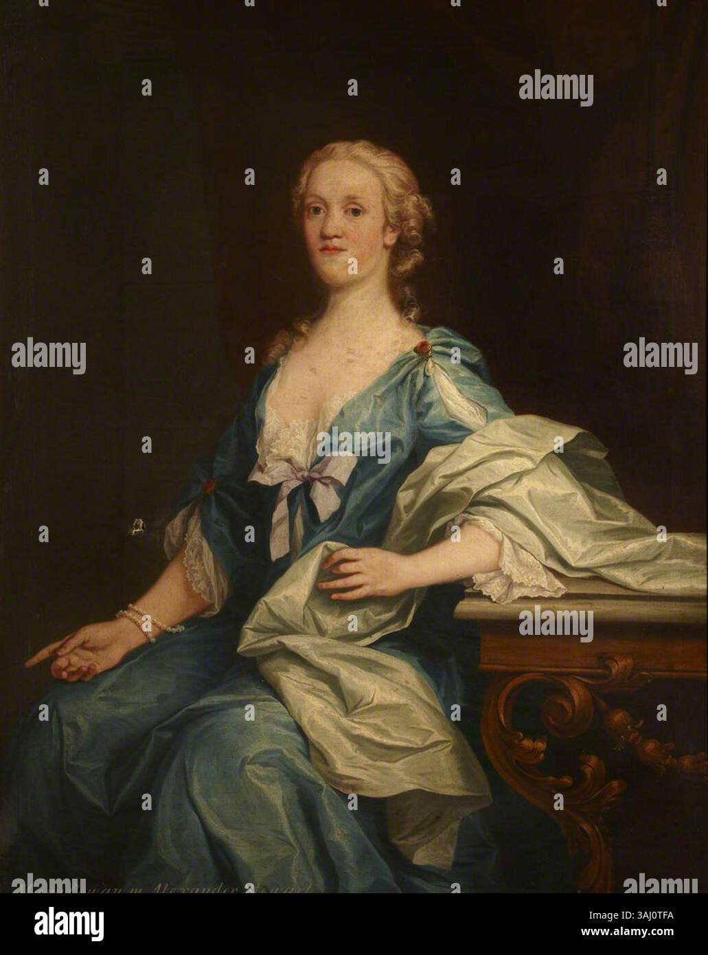 This 18th-century portrait, attributed to Andrea Soldi, features Mary ...