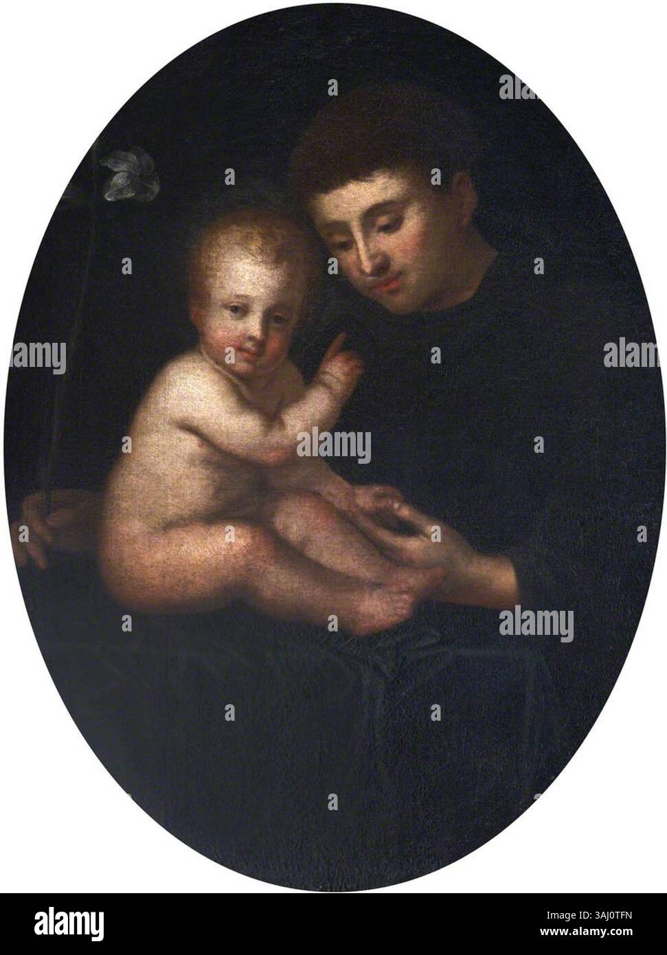An oil painting from the Italian School, created between 1600 and 1699 ...