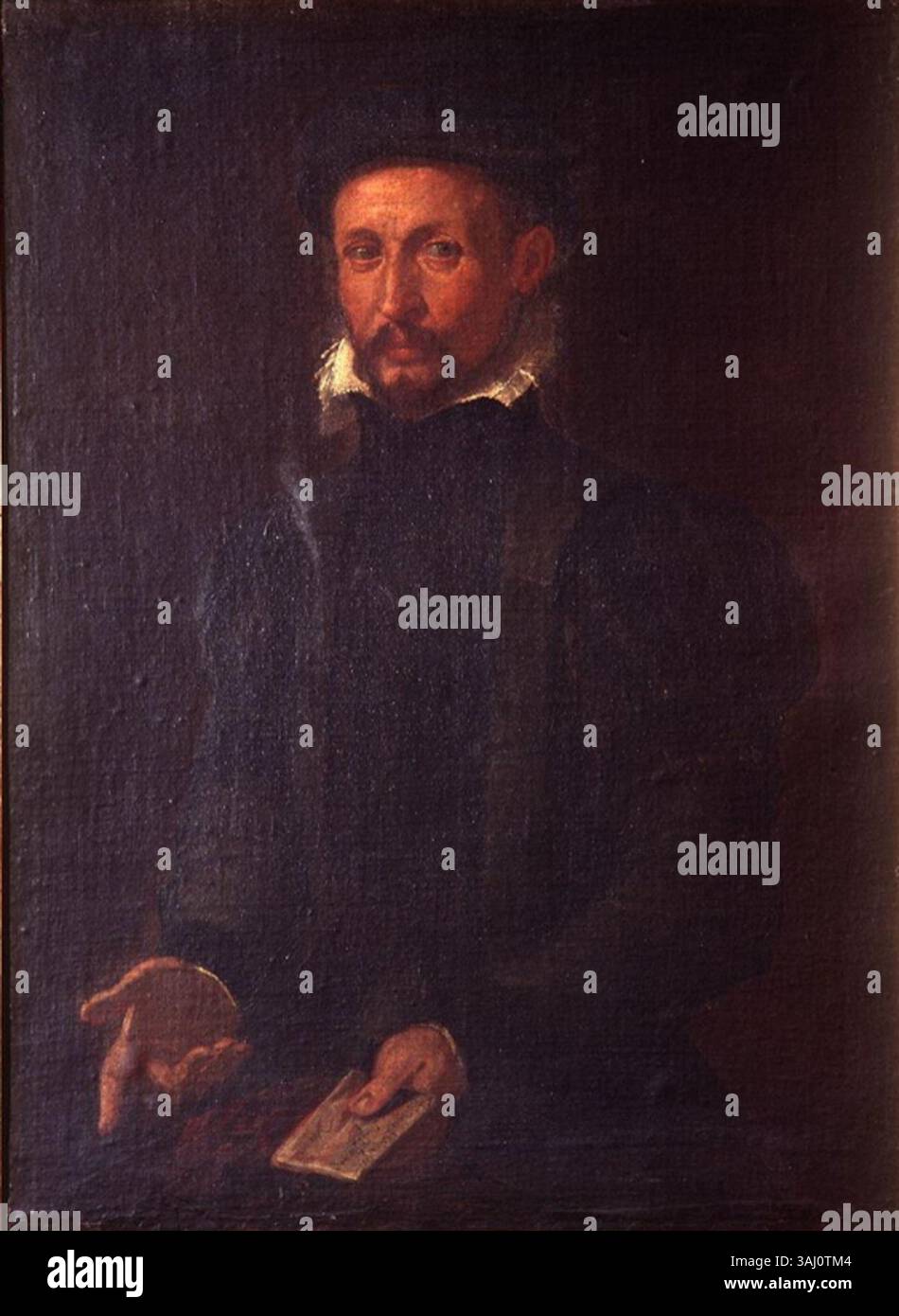 Domenico Riccio's self-portrait from 1561 captures the artist in a ...