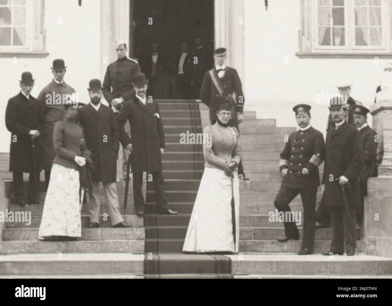 Kaiser Wilhelm II and his brother Prince Henry visited the Danish Royal ...