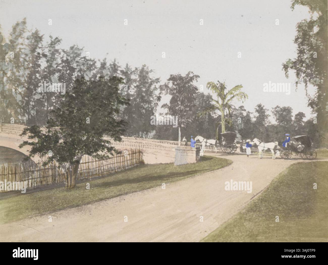 This 1851 hand-colored photograph by Frederick Fiebig depicts ...