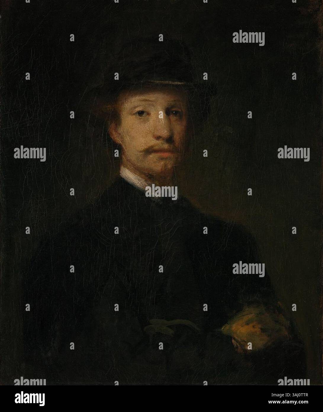This self-portrait by Hans von Marées, painted circa 1862, features the ...