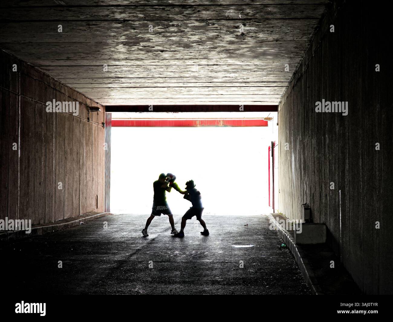 Showcasing intense dynamic boxing workout hi-res stock photography and ...