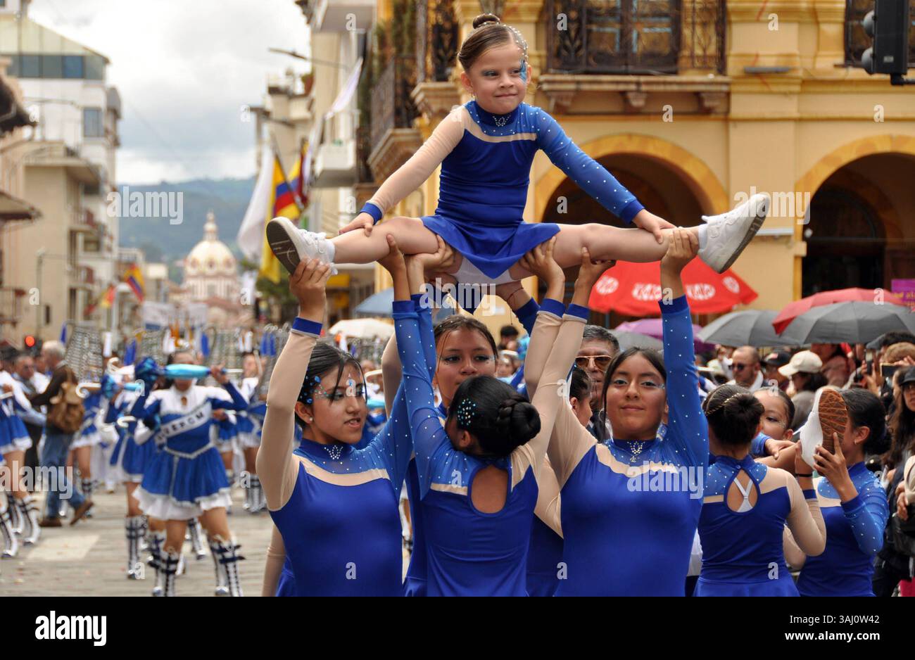 CUENCA STUDENT PARADE FIESTAS DE CUENCA Cuenca,Ecuador April 10, 2025 ...