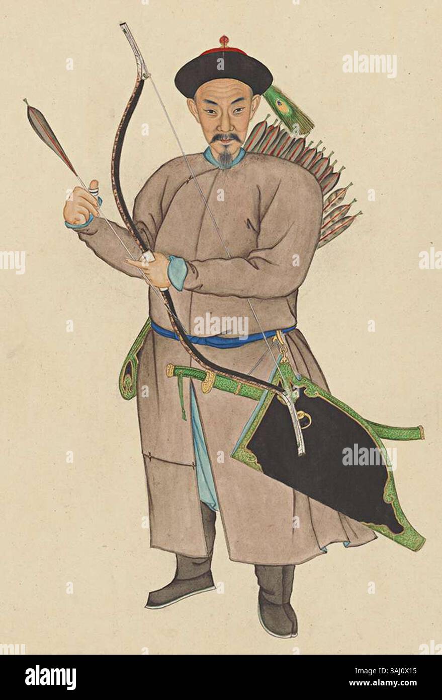 This work, created by a Qing Dynasty painter active between 1788 and ...