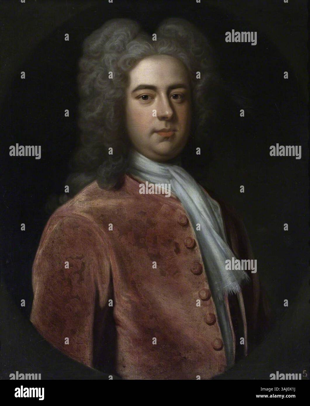 The portrait of Captain Thomas Vernon (1686-1734), attributed to Enoch ...