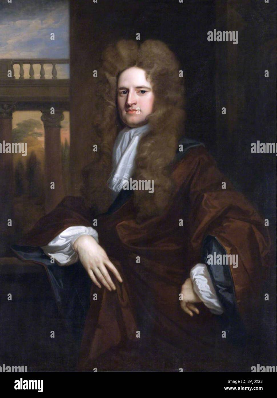 This portrait, attributed to Charles d'Agar, depicts Griffith Rice, a ...