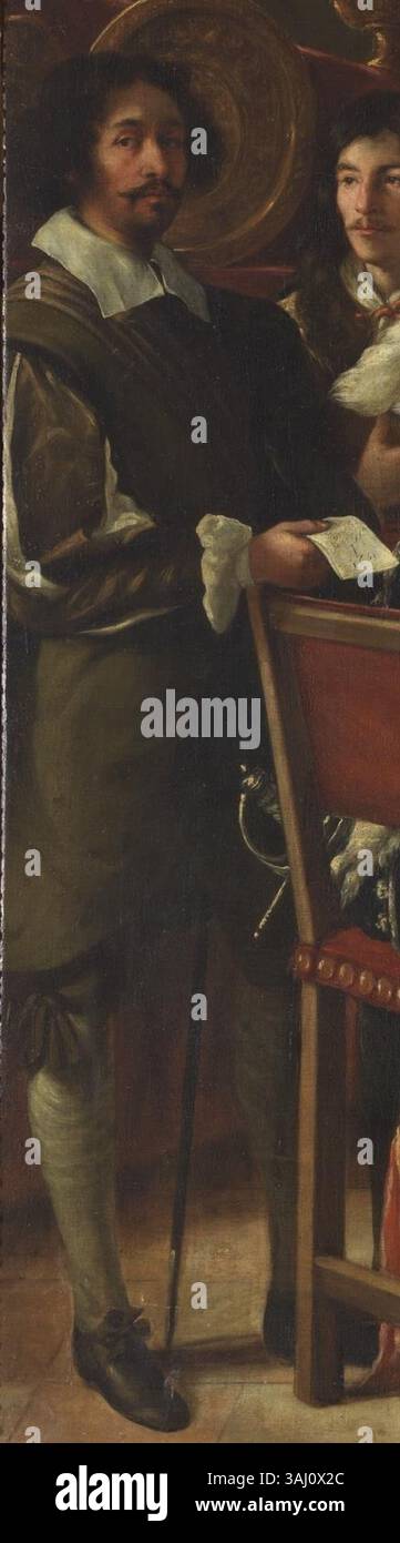 A self-portrait of Juan de Pareja, featured in his 1661 painting 'The ...