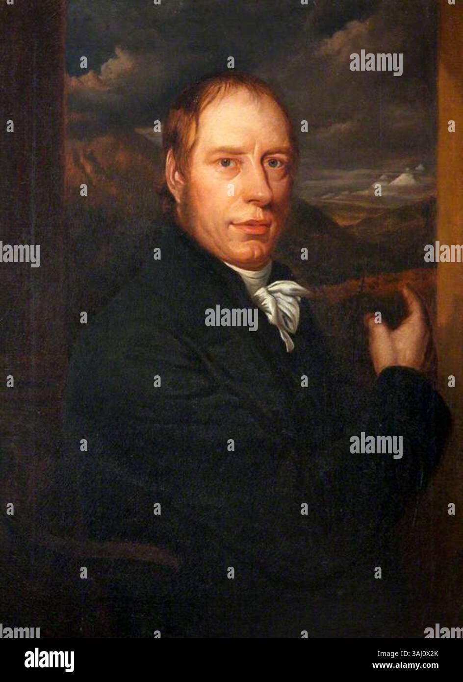 Portrait of Richard Trevithick (1771-1833) in his 45th year, painted by ...