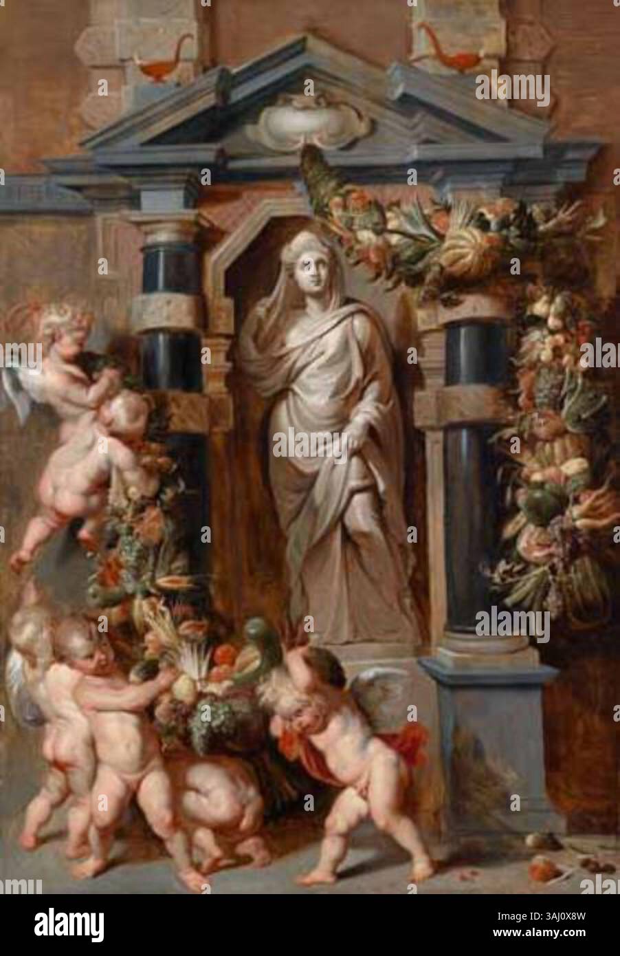 Attributed to Rubens' studio, this painting shows the goddess Ceres in ...