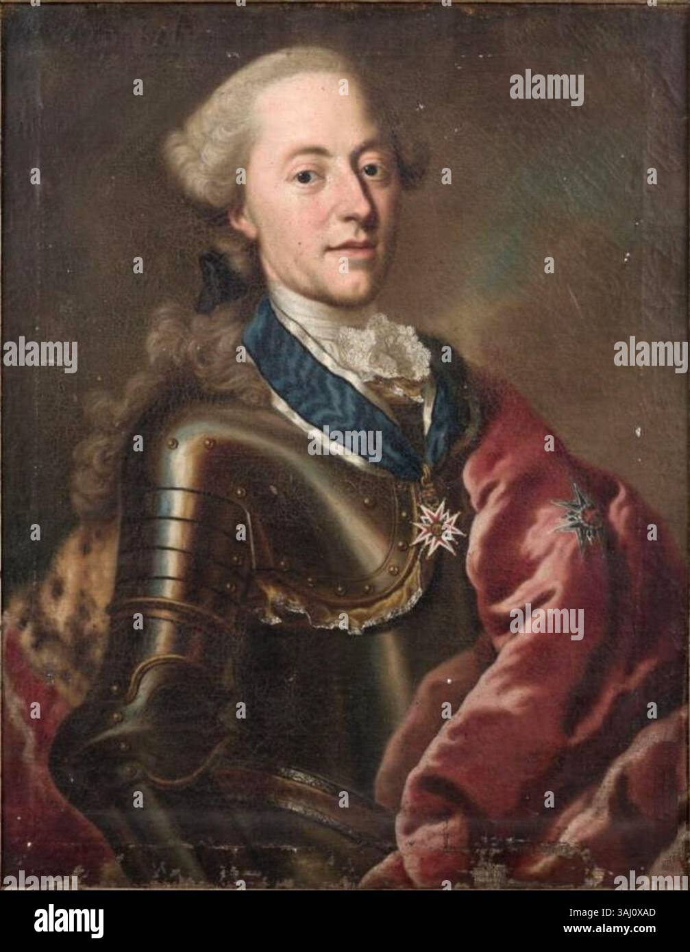 This portrait depicts Franz Ludwig von Holnstein, a Bavarian general ...