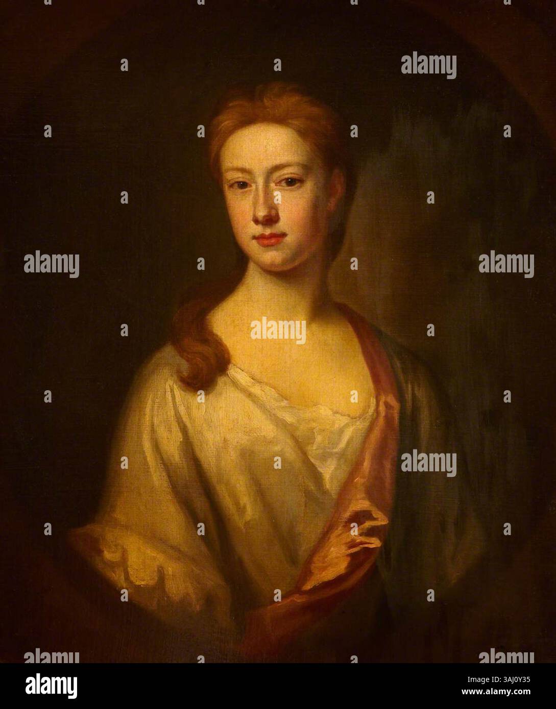 This Irish portrait from circa 1720-1730 depicts Elizabeth Ambrose ...