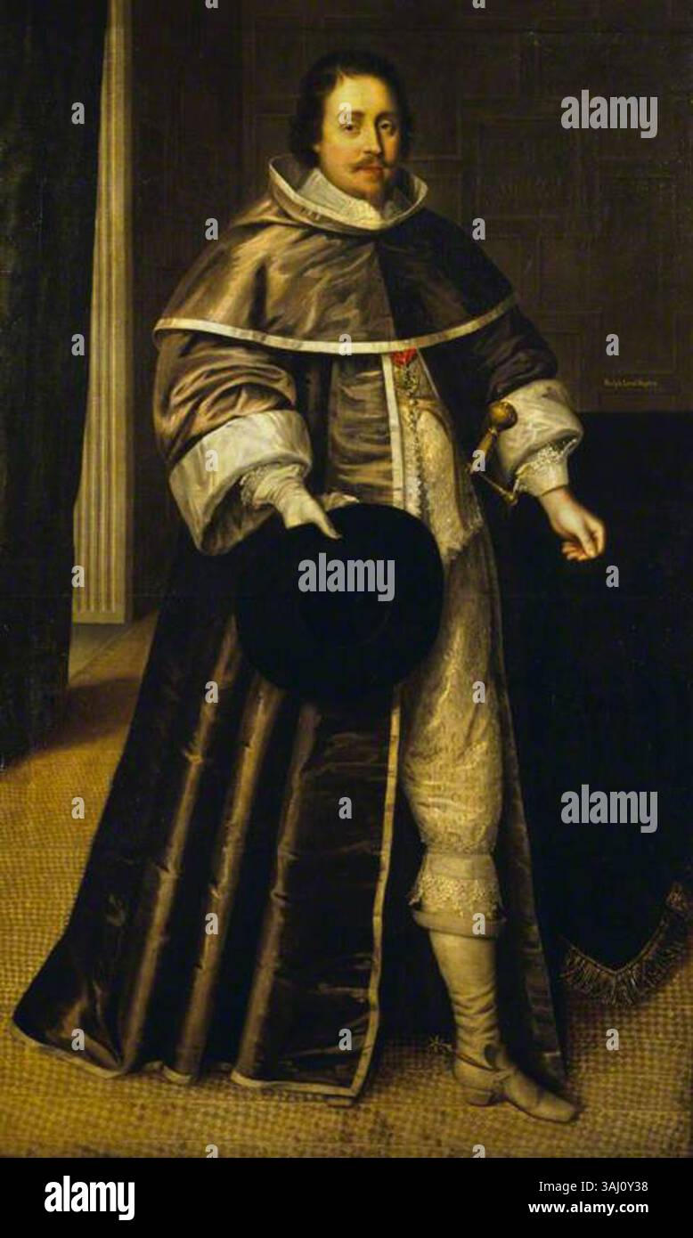This portrait of Ralph Hopton, 1st Baron Hopton of Stratton (1598-1652 ...