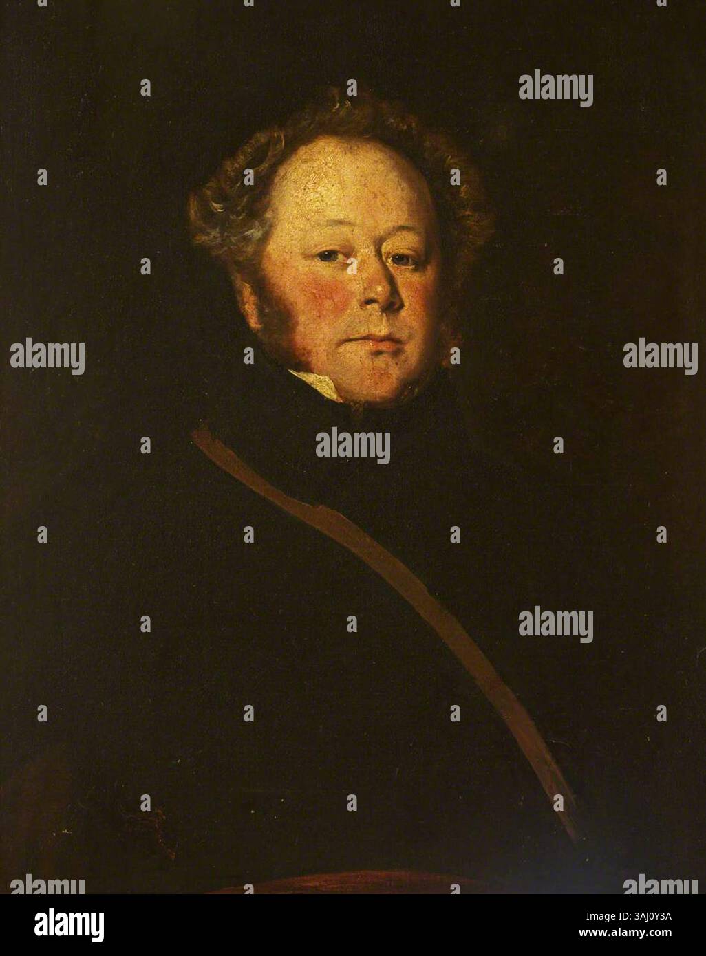 This 19th-century portrait depicts Major Charles Napier, a British ...