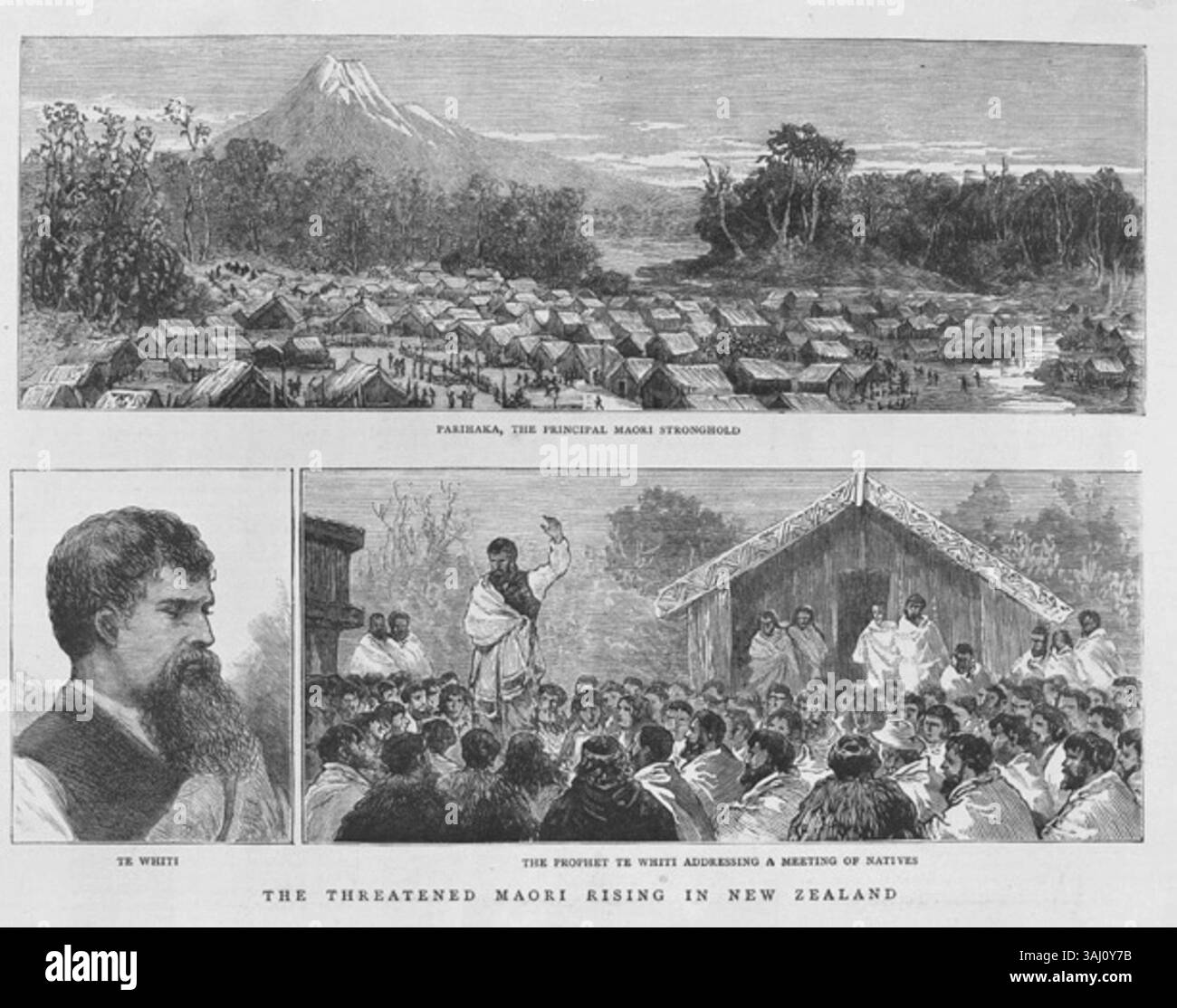 New zealand threatened maori Black and White Stock Photos & Images - Alamy