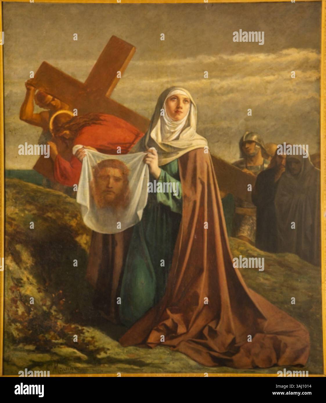 Showing jesus carrying the cross hi-res stock photography and images ...