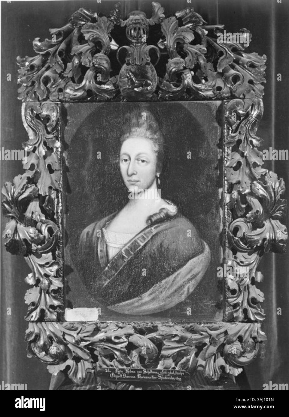 Portrait of Lucia Helena van Scheltema (1656-1686), attributed to ...