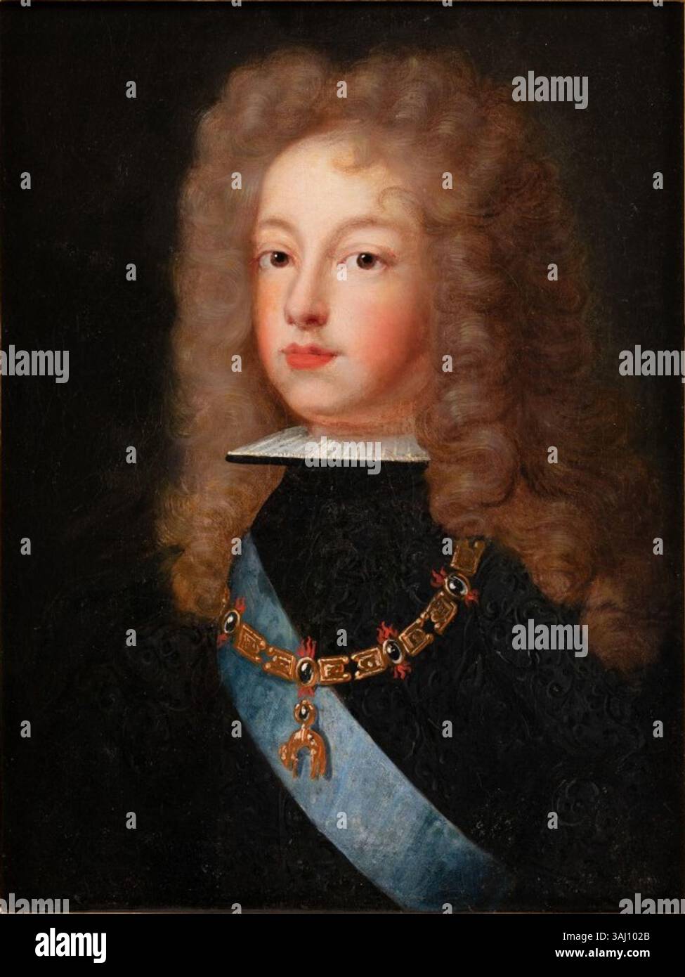 This 1700s portrait of Philip V of Spain, painted by an unknown French ...