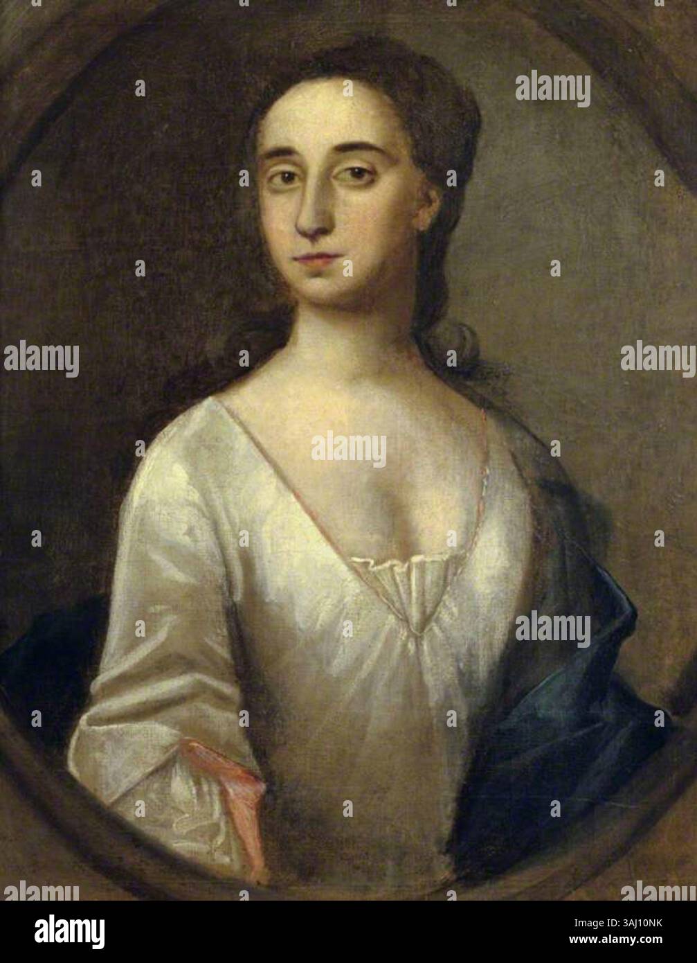 A portrait of Henrietta Thompson, Mrs. Edward Wolfe, painted in 1726 ...